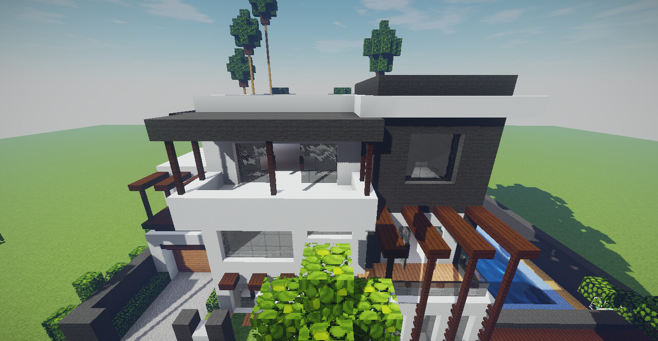 Modern House #10 + Schematics Minecraft Map