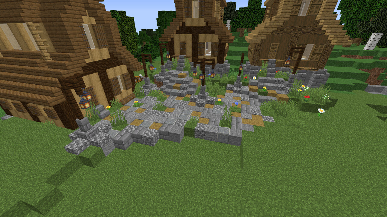 Starting a Villager Village Minecraft Map