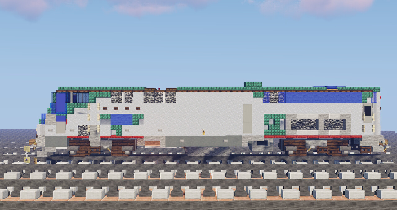 [1.5:1] Amtrak GE P42DC "Genesis" Diesel Locomotive Minecraft Map