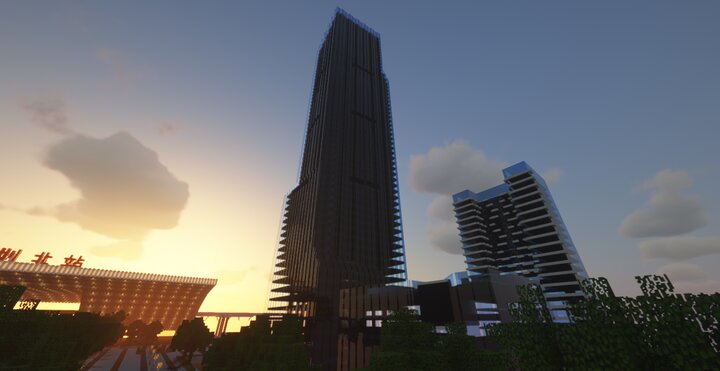 Shenzhen North Station Area Minecraft Map