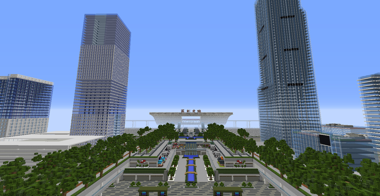 Shenzhen North Station Area Minecraft Map
