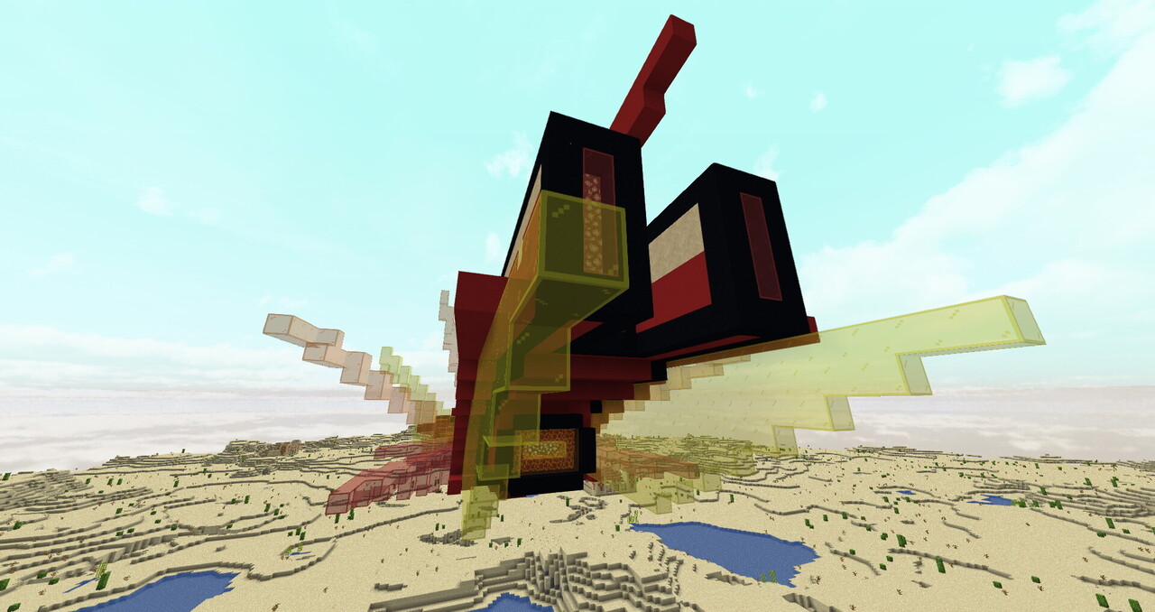 The Burning Desert - Ship Minecraft Map