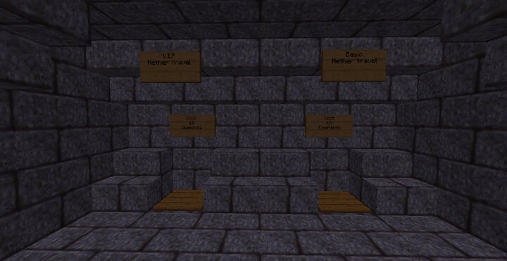 Nether travel (Alpha) Minecraft Map