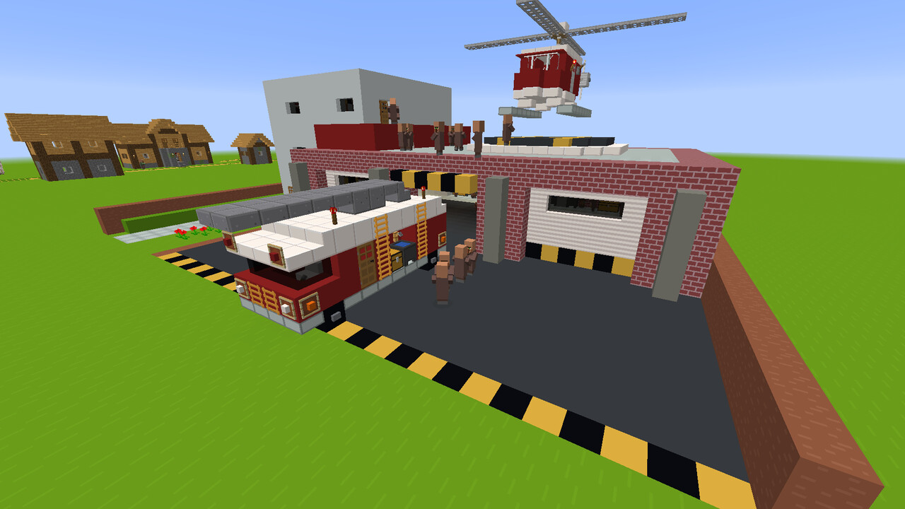 The Fire Station Minecraft Map