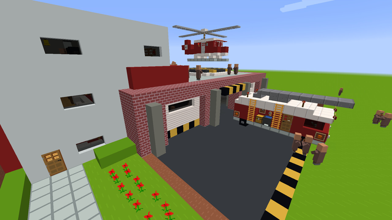 The Fire Station Minecraft Map