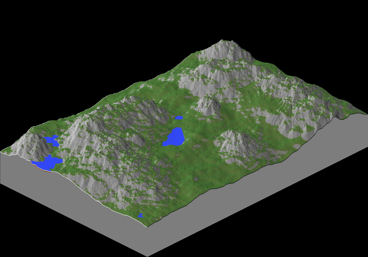 768x512 Jungle Map Minecraft Map