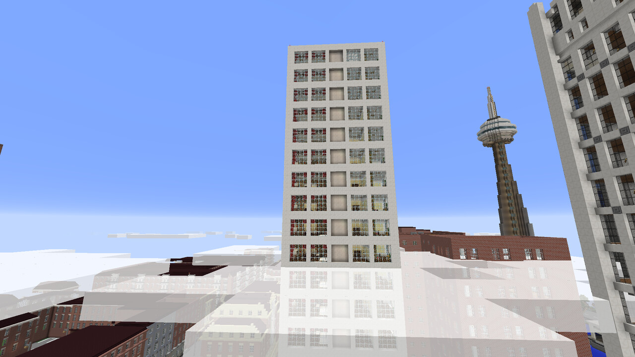 Modern Residential Skyscaper Minecraft Map