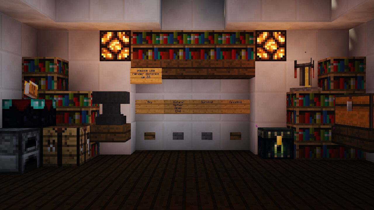 Texture pack showcase map Minecraft Map