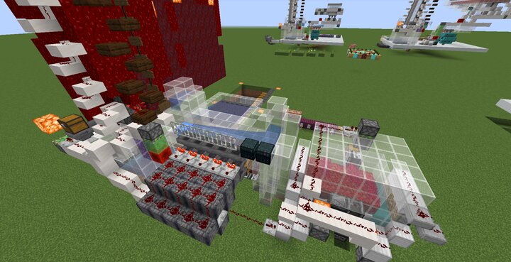 45k/Hour Crimson/Warped Stem Farm Minecraft Map