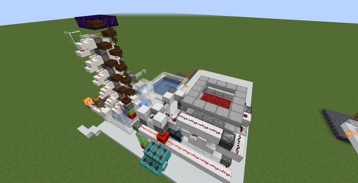 45k/Hour Crimson/Warped Stem Farm Minecraft Map