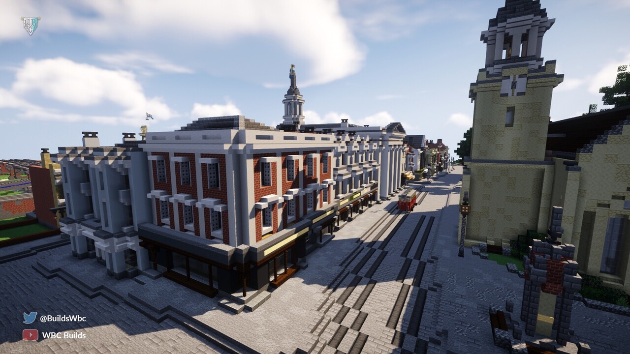 Lower High Street, Walhampton Minecraft Map