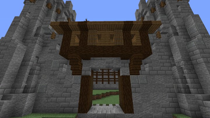 Unfinished Fortress Minecraft Map