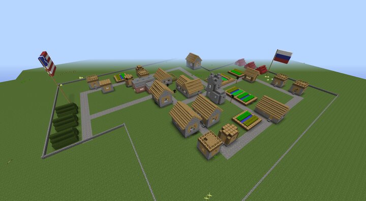 Flans Mod Map: Village Minecraft Map