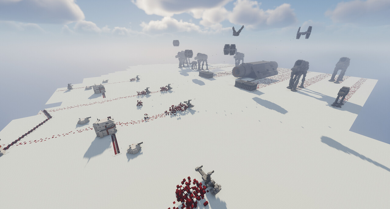 Battle Of Crait - StarWars Minecraft Map