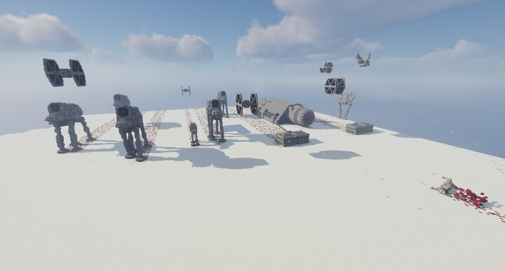 Battle Of Crait - StarWars Minecraft Map