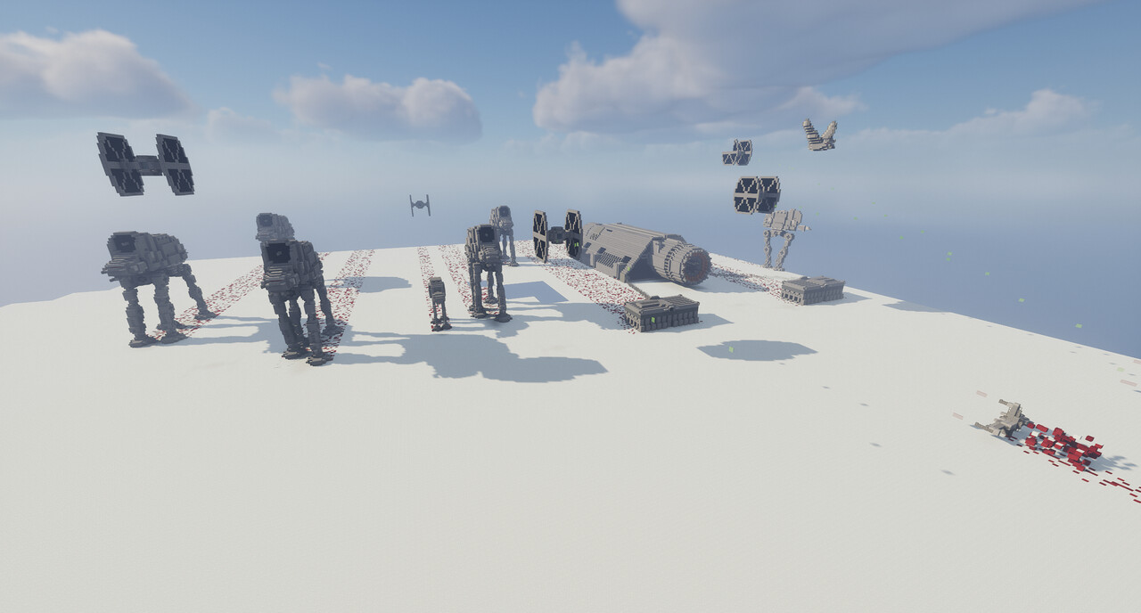 Battle Of Crait - StarWars Minecraft Map