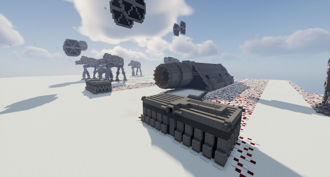 Battle Of Crait - StarWars Minecraft Map