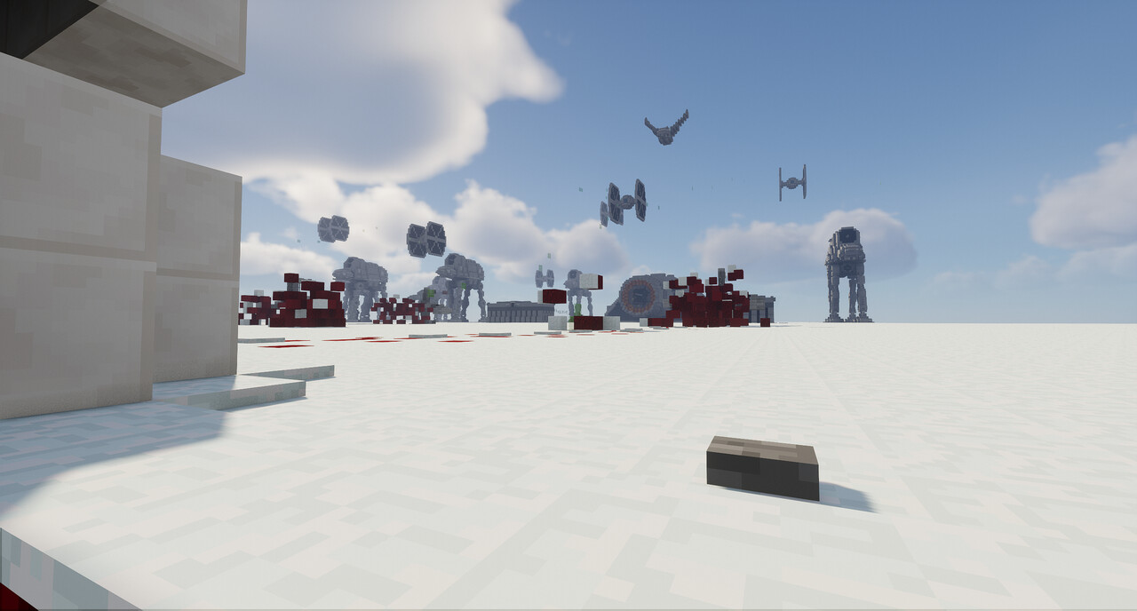 Battle Of Crait - StarWars Minecraft Map