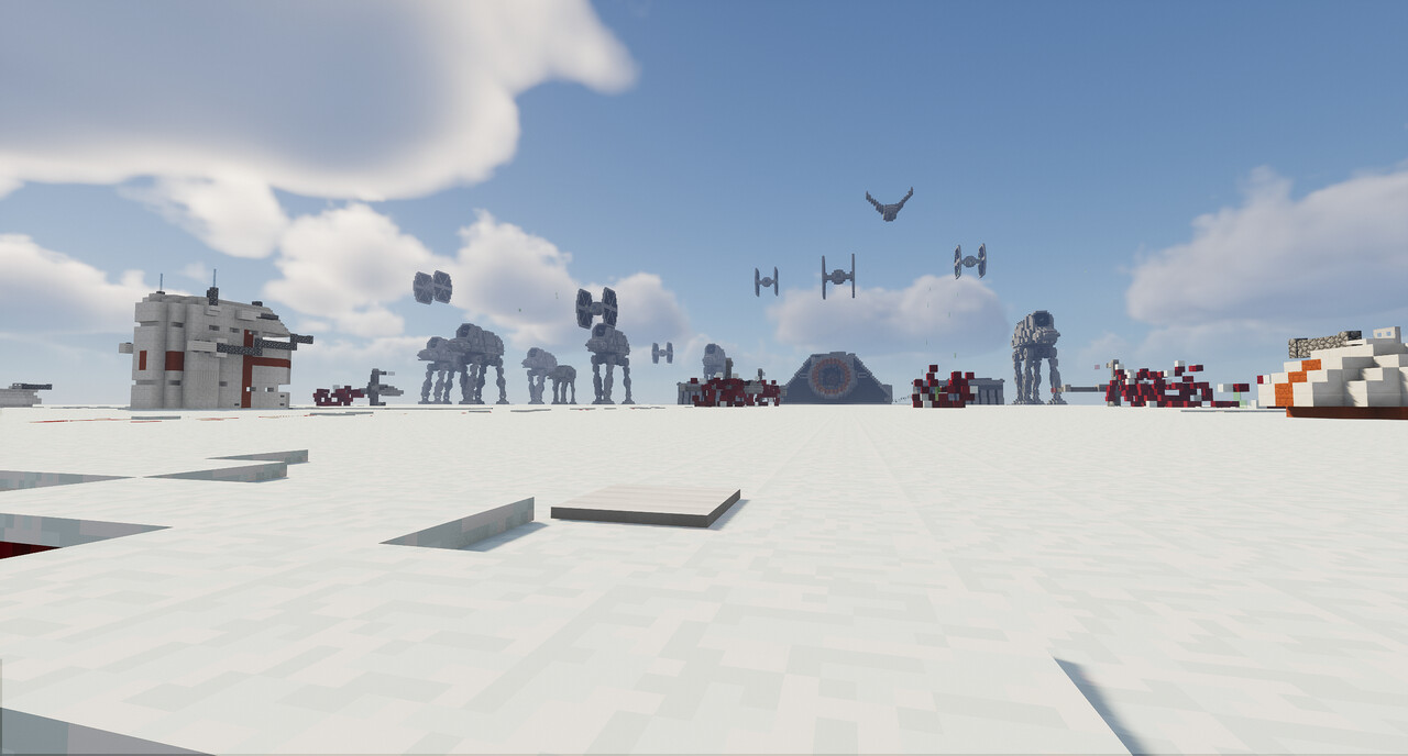 Battle Of Crait - StarWars Minecraft Map