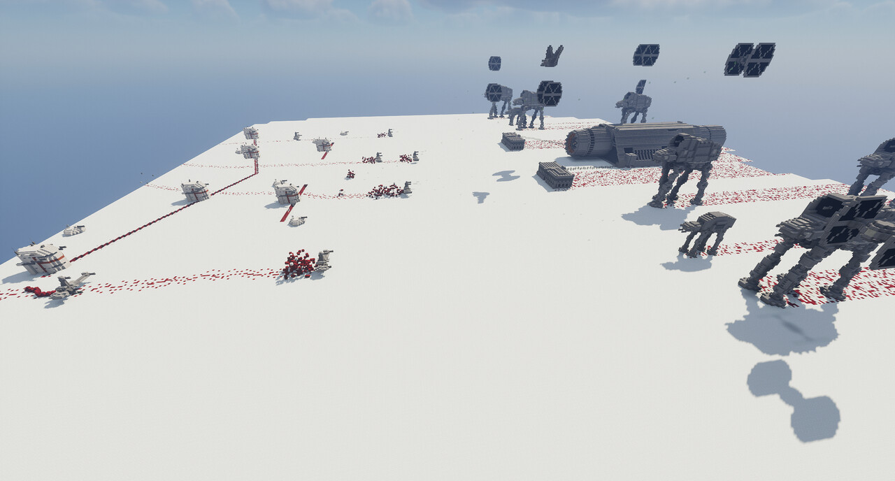 Battle Of Crait - StarWars Minecraft Map
