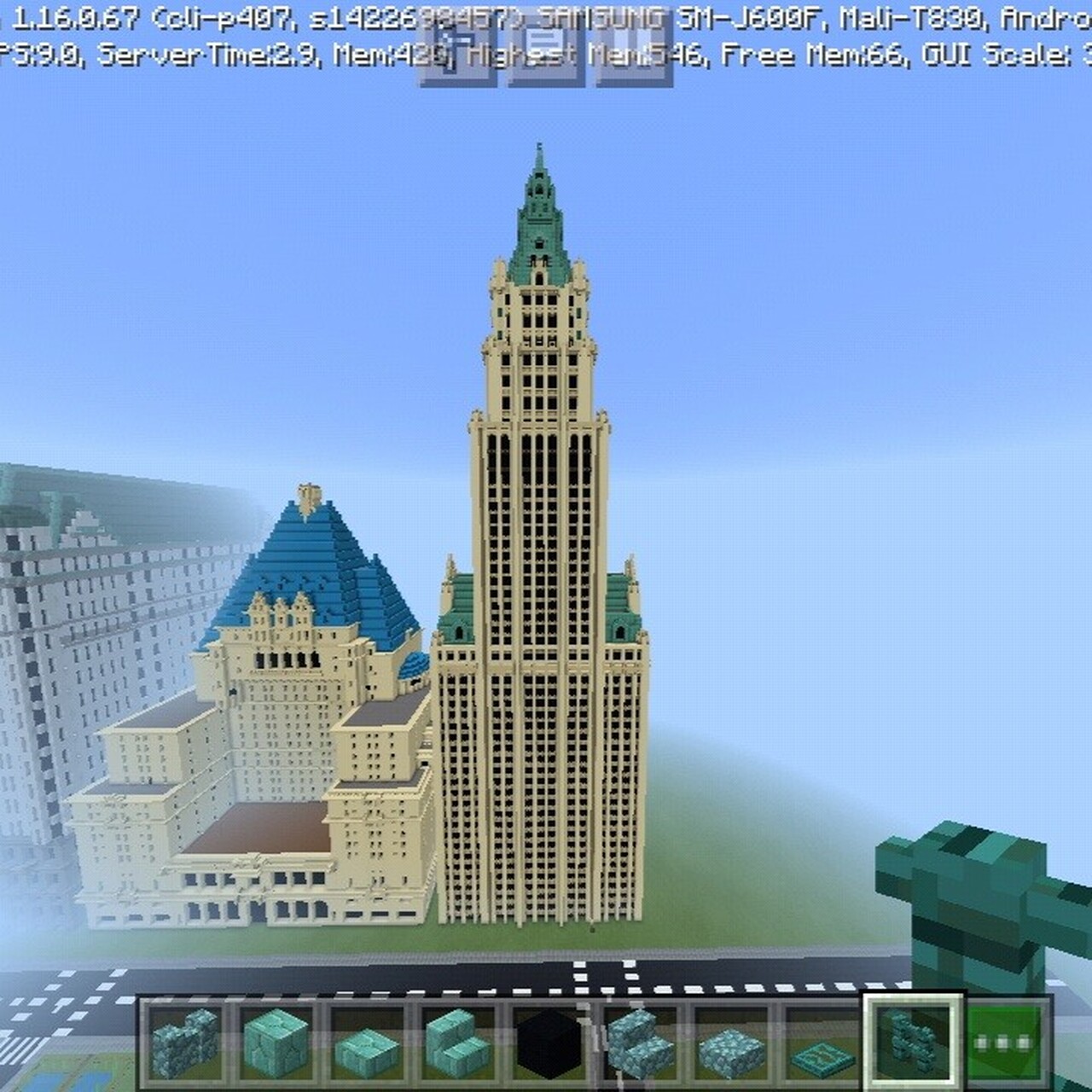 Woolworth building NY Minecraft Map