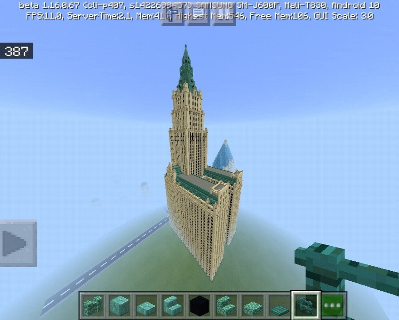Woolworth building NY Minecraft Map