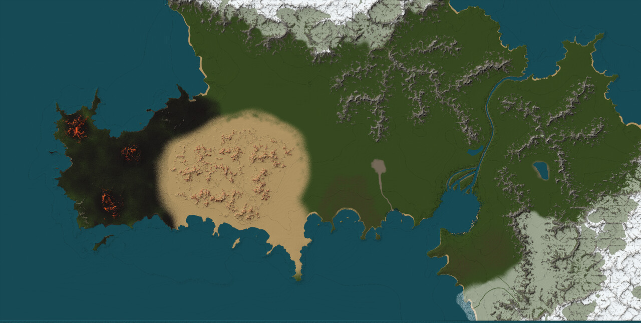 Derelict Map 14km x 7km (Zhyrr Competition Entry) Minecraft Map