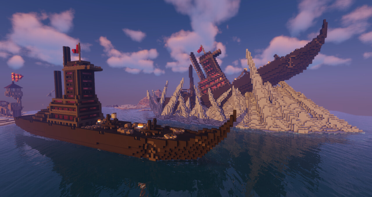 Fire Nation Ship (Avatar) Minecraft Map