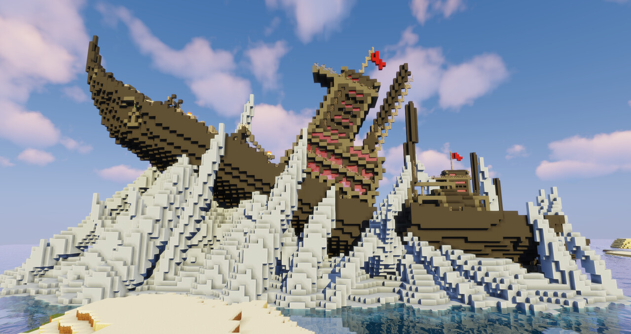 Fire Nation Ship (Avatar) Minecraft Map