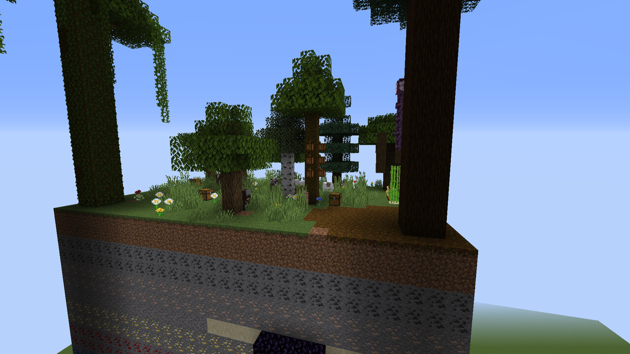 Skyblock improved version Minecraft Map