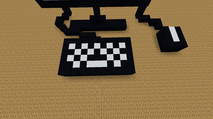 Small computer schematic Minecraft Map