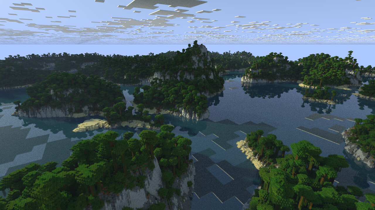 🌍Realistic Archipelago Jungle Islands Minecraft Map