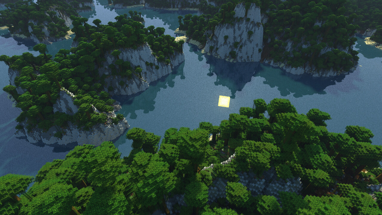 🌍Realistic Archipelago Jungle Islands Minecraft Map