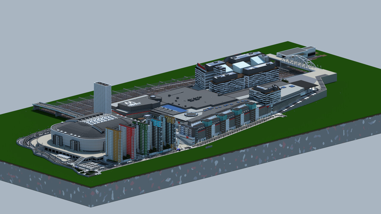 Mall of Scandinavia | SWEDEN MINECRAFT PROJECT | 1:1 Scale Minecraft Map