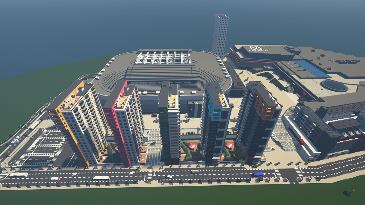 Mall of Scandinavia | SWEDEN MINECRAFT PROJECT | 1:1 Scale Minecraft Map