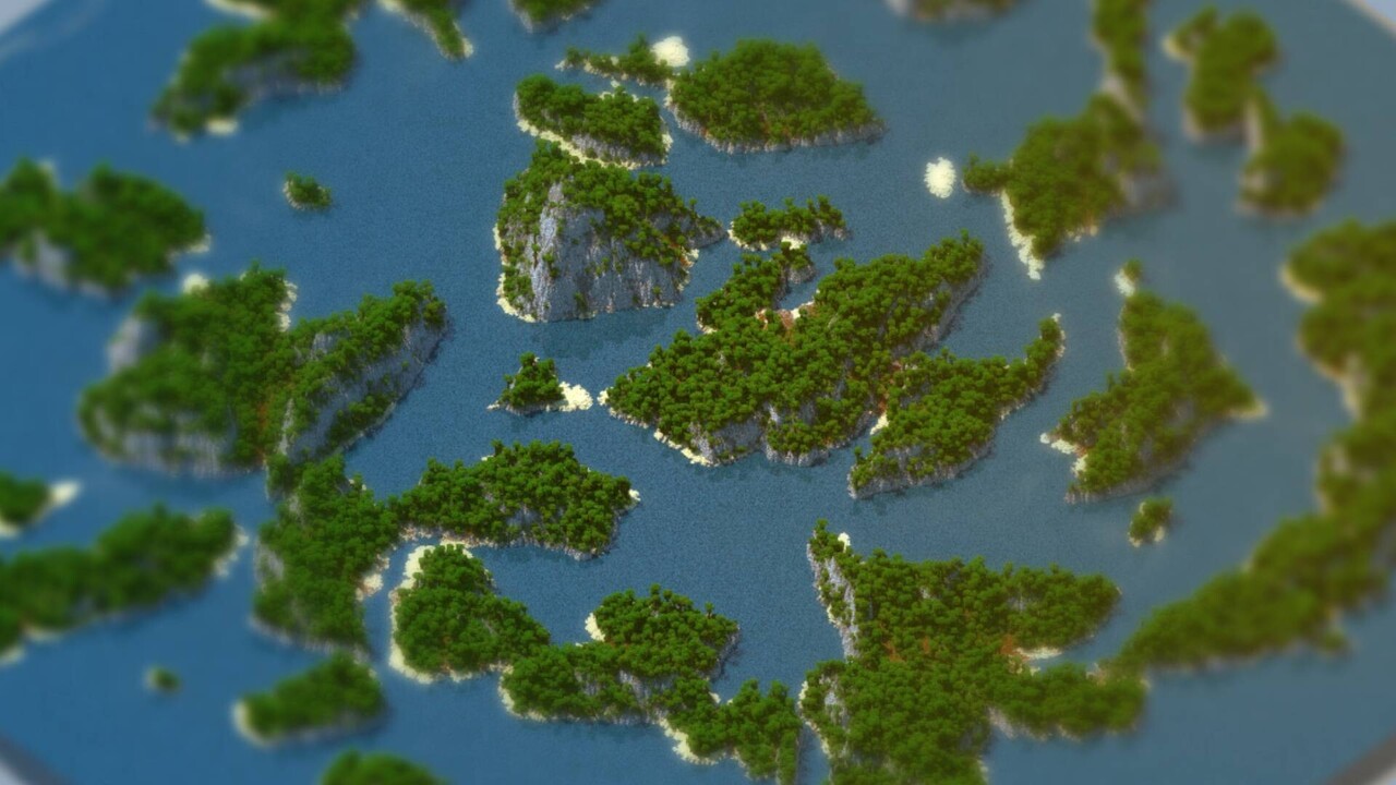 🌍Realistic Archipelago Jungle Islands Minecraft Map