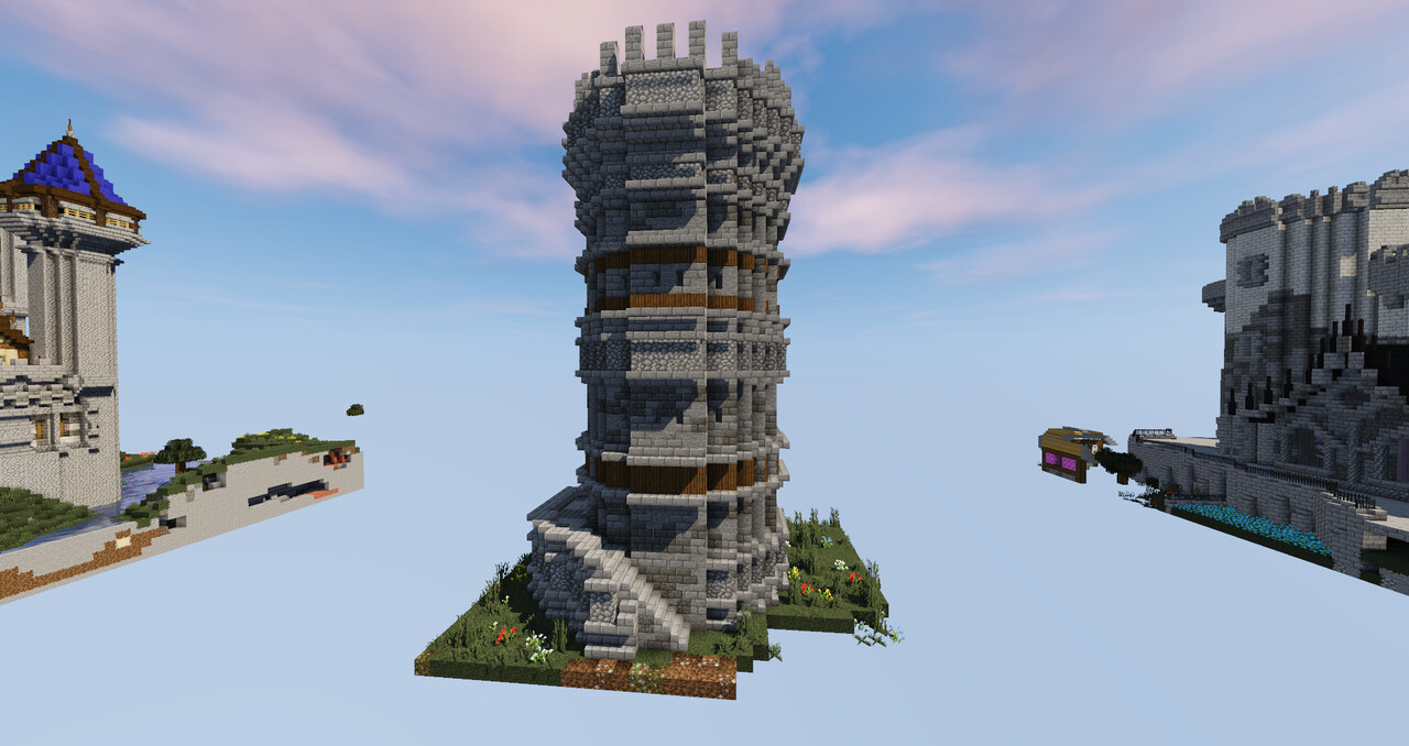 Collection of My favorite builds from my Youtube Series Minecraft Map