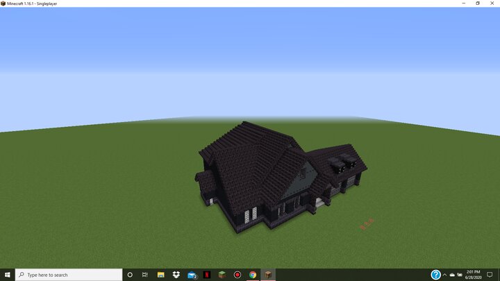 Black 1.16 Concept House Minecraft Map