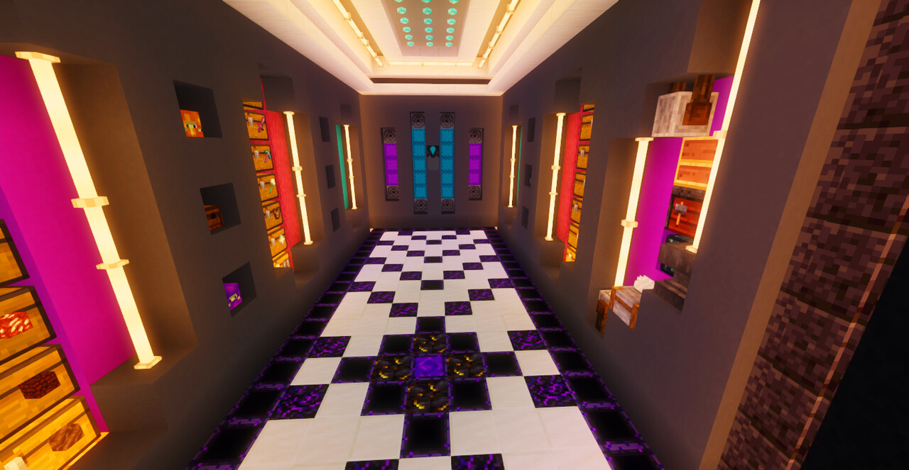 💎Minecraft Modern Storage Room Tutorial ( How to Build ) 1.16 💎 ...