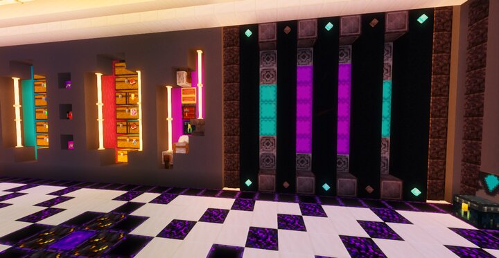 💎Minecraft Modern Storage Room Tutorial ( How to Build ) 1.16 💎 ...