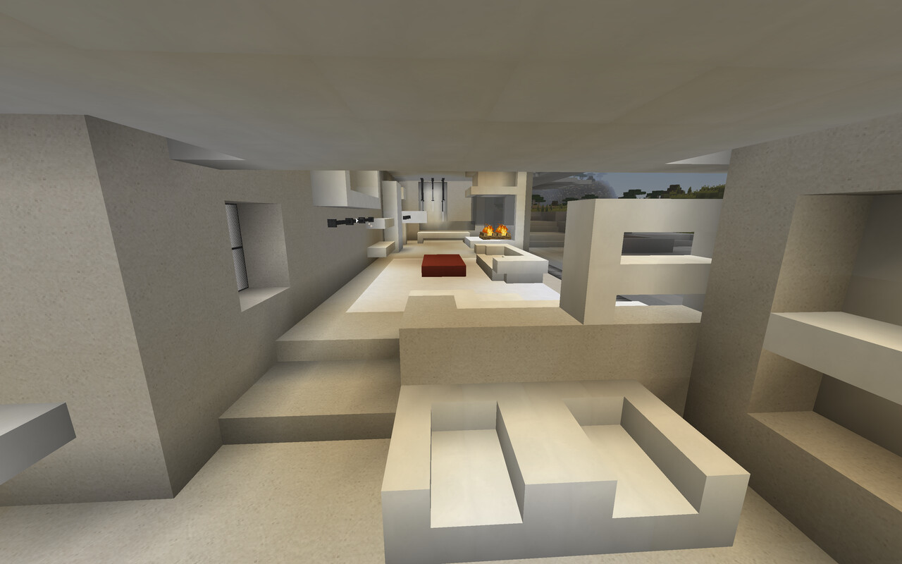 Contemporary Clothing Boutique Design Minecraft Map
