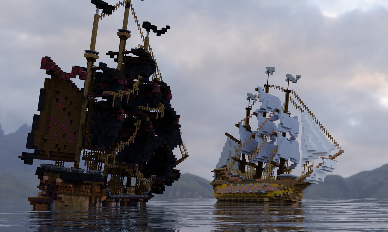 Pirate Ship attack Minecraft Map