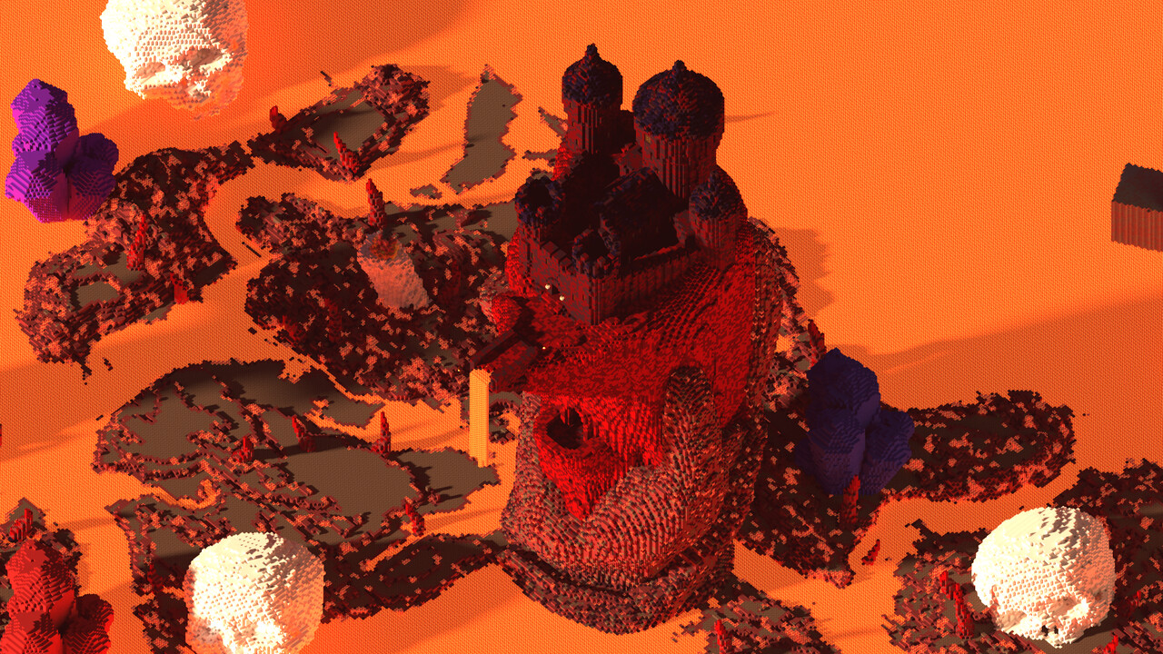 Castle - Of The Crimson King Minecraft Map