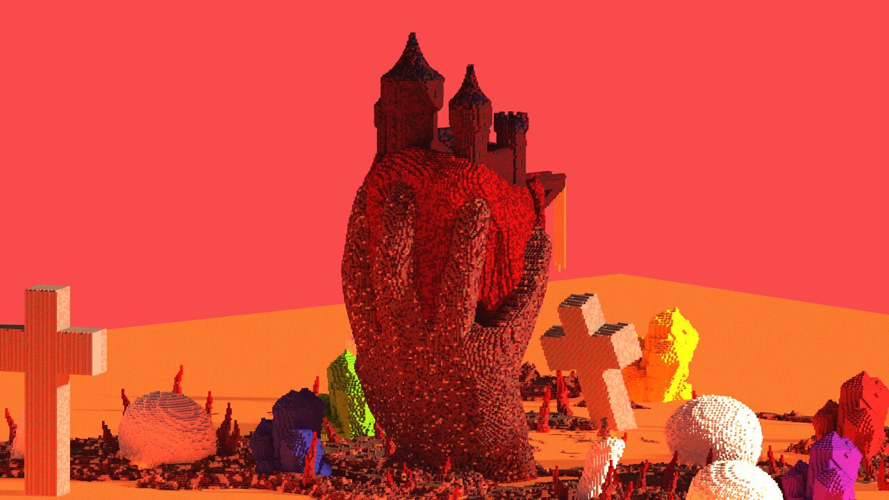 Castle - Of The Crimson King Minecraft Map