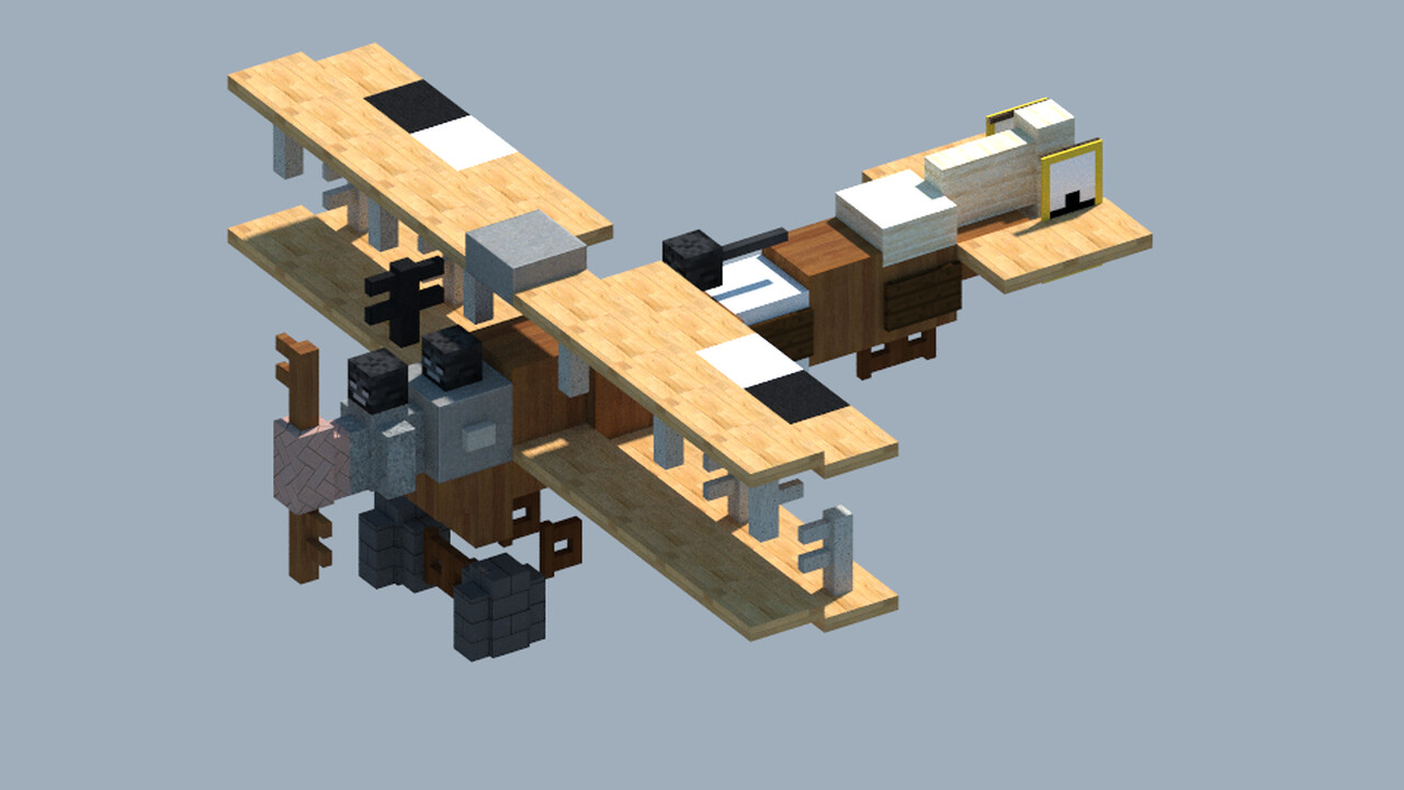 Albatros C.III Biplane [With download] Minecraft Map