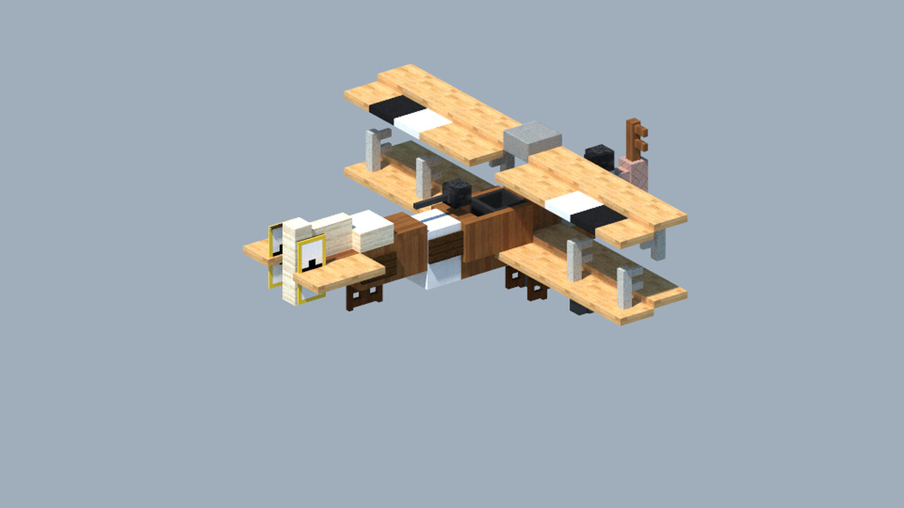 Albatros C.III Biplane [With download] Minecraft Map