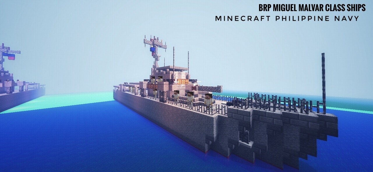 BRP Miguel Malvar Class Ships Philippine Navy Minecraft (BRP MIGUEL ...