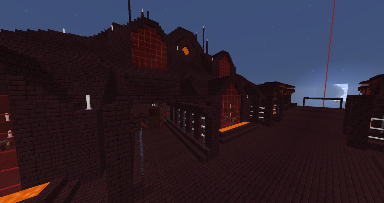 Nether Brick Storage Facility Minecraft Map