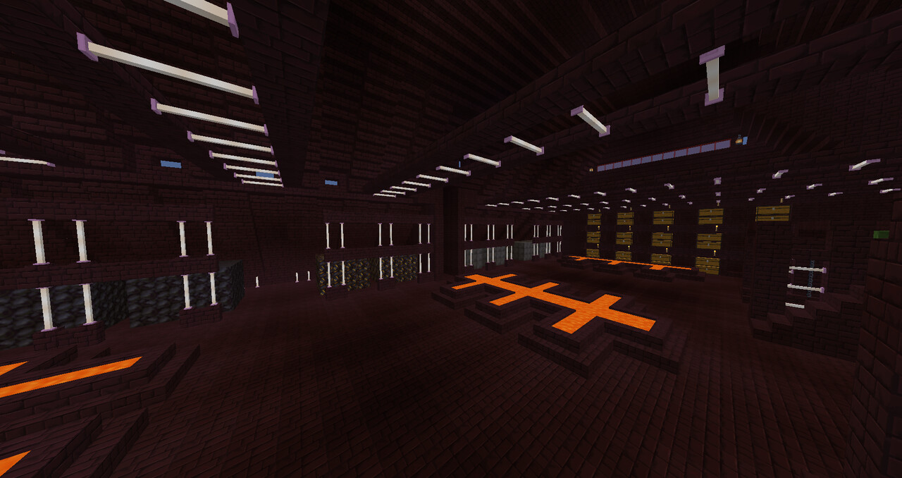 Nether Brick Storage Facility Minecraft Map