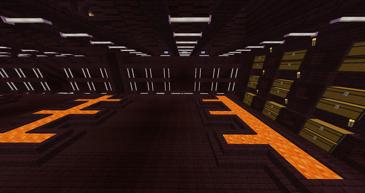 Nether Brick Storage Facility Minecraft Map